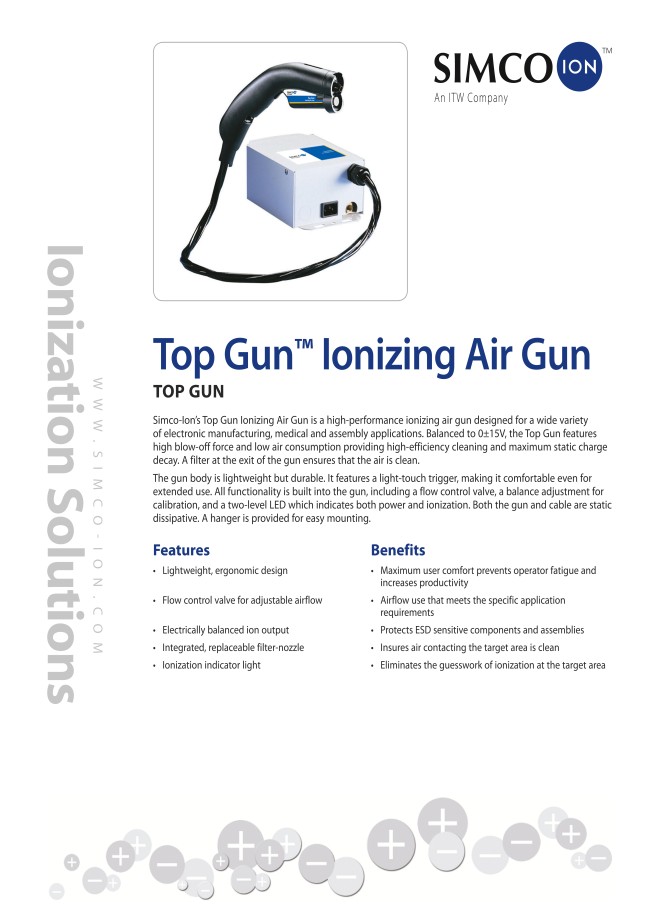 Antistatic Supplies - Eliminator, Static, Ionizing Air Gun | Simco-Ion ...