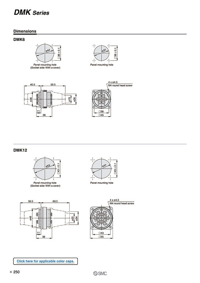 Push to Connect Fitting Accessories - Panel Mount Multi-Connector, 6/12 ...